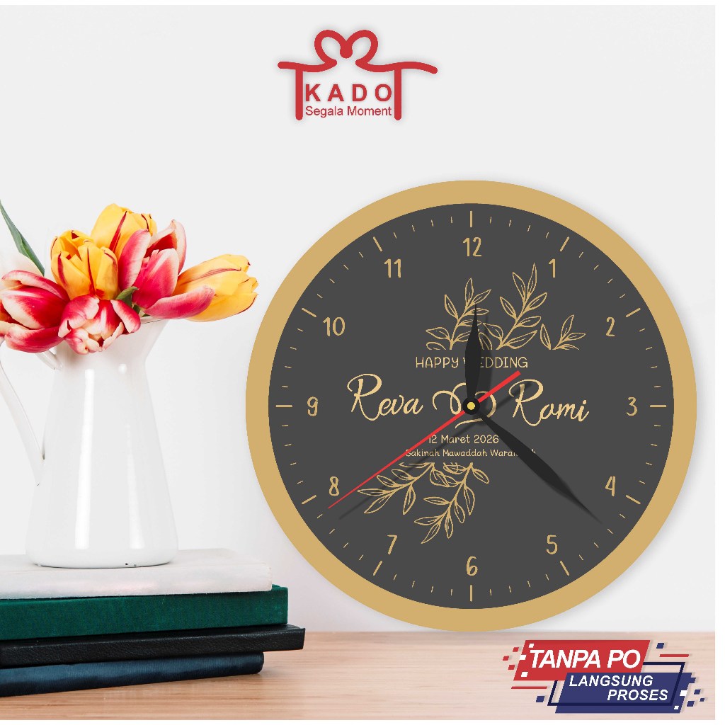 Jual Hadiah Anniversary Pernikahan Elegant / Kado Engagement Unik ...