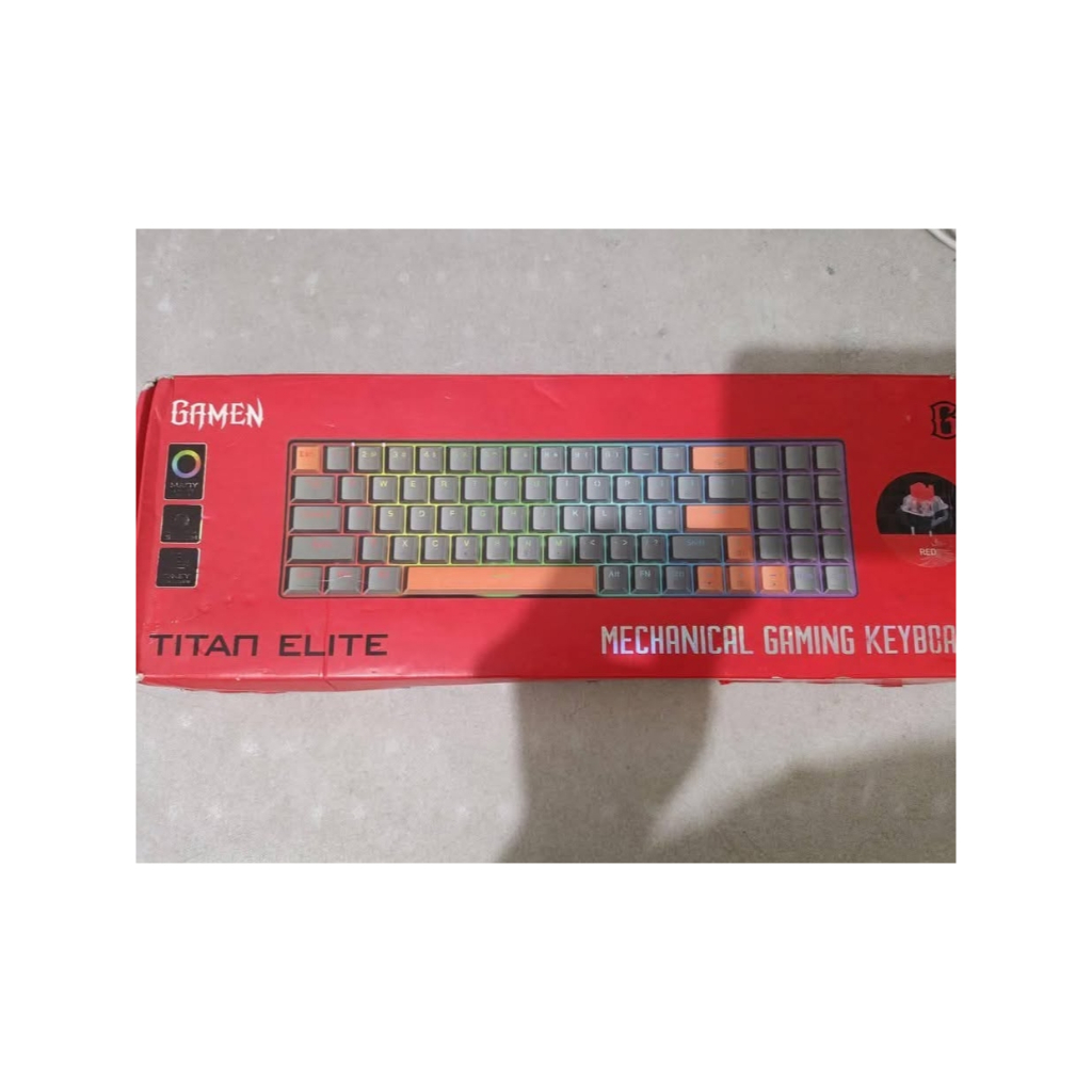 Jual Gamen titan Elite Mechanical Gaming Keyboard | Shopee Indonesia