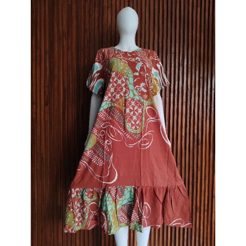 Jual Kumau Batik Daster Karina #88 Panjang 115 Busui Rempel Kekinian ...