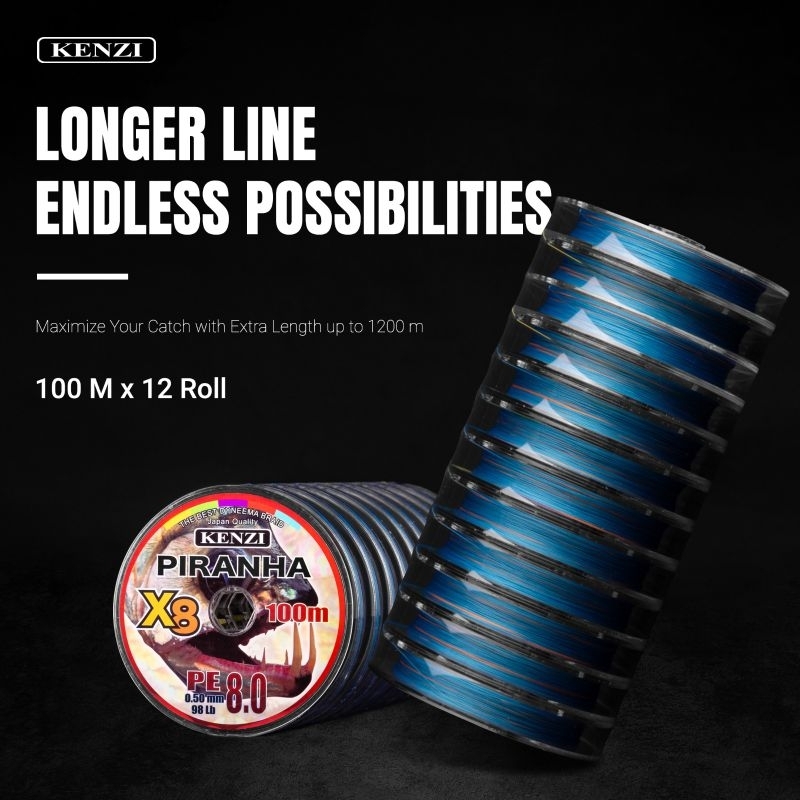 Jual PE. KENZI PIRANHA X8 (MULTICOLOR) | Shopee Indonesia