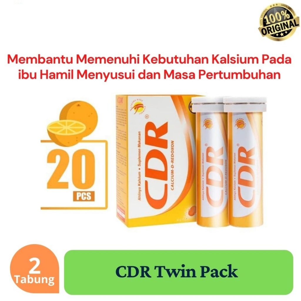 Jual CDR EFFERVESCENT TABLET 20'S | Shopee Indonesia