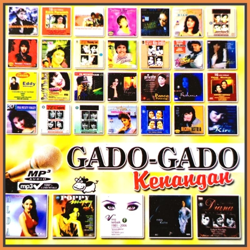 Jual Kaset MP3 Audio Musik 165 Lagu Pop Kenangan Campuran Gado Gado Album Nostalgia Pilihan ...