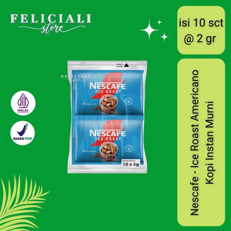 Jual Nescafe - Ice Roast Americano - Kopi Instan - isi 10 sachet @ 2gr ...