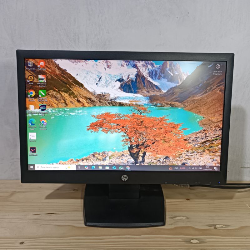 Jual MONITOR Hp 19 inch LED V194 Widescreen (Lengkap kabel) | Shopee ...