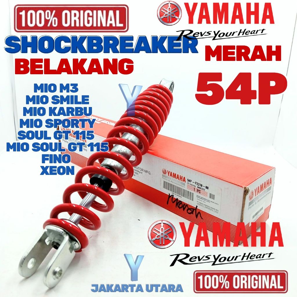 Jual SHOCKBREAKER YAMAHA 54P MONOSHOCK BELAKANG YAMAHA MIO J MIO GT ...