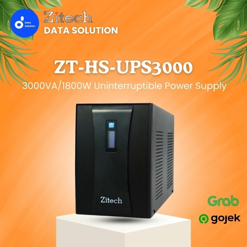 Jual Zitech UPS ZT-HS-UPS3000 3000VA/1800W Uninterruptible Power Suplay ...