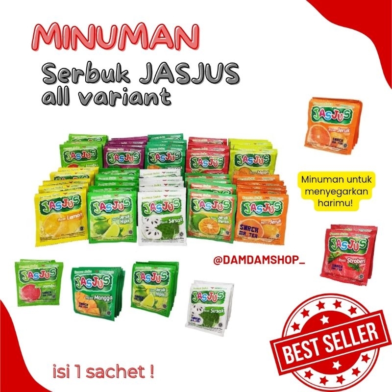 Jual MINUMAN JASJUS MINUMAN SERBUK ANEKA RASA BUAH 1 SACHSET | Shopee ...