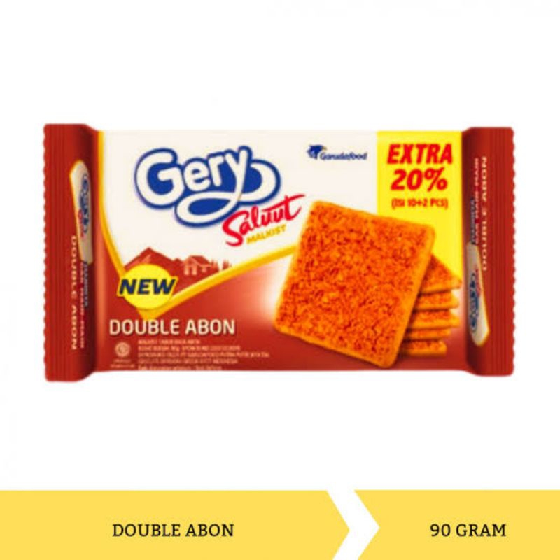 Jual Gery Saluut Malkist Double Abon 90 gram | Shopee Indonesia