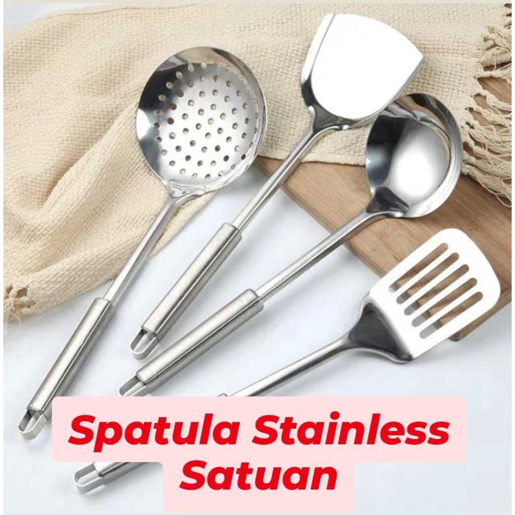 Jual Spatula Set Stainless Tebal Kitchen Tools Peralatan Memasak Satuan ...