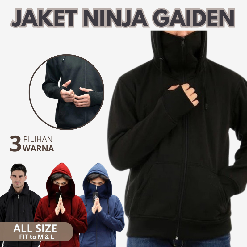 Jual Jaket Anime Ninja G Gaiden Fleece Hoodie Pria Wanita All Size fit ...