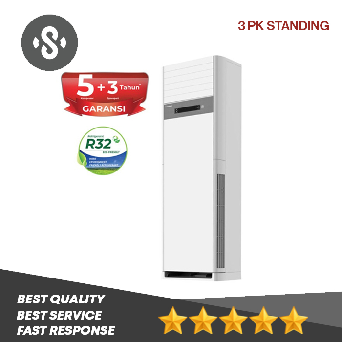 Jual Polytron 3PK AC Floor Standing Air Conditioner PSF3032 (+ODPSF3032 ...