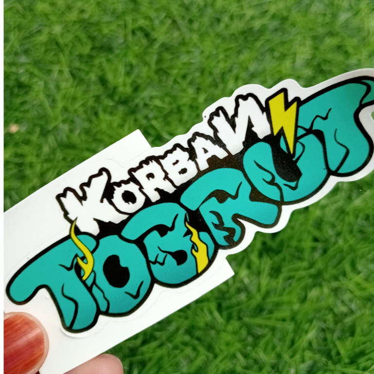 Jual Stiker Sticker Korban Tobrut Stiker Kata Kata Glossy Dan Hologram ...
