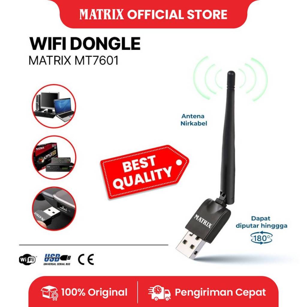Jual MATRIX - Dongle WiFi Set Top Box I USB WiFi Adapter | Shopee Indonesia