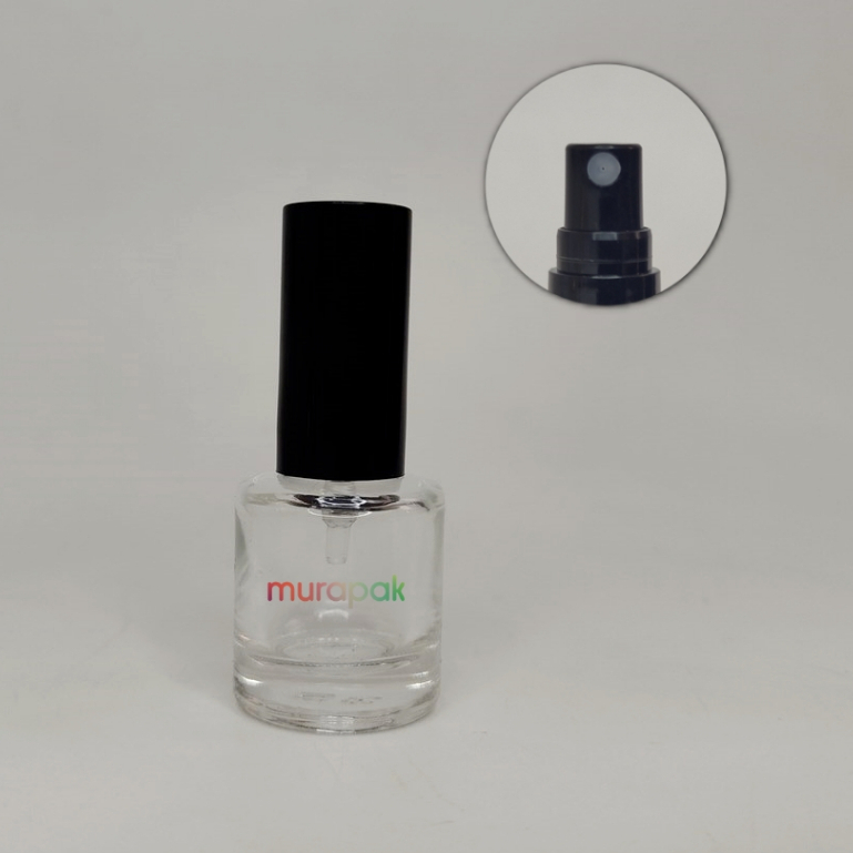 Jual BOTOL SPRAY 10ml 6p KACA BULAT TUTUP SPRAY HITAM / PUTIH | Shopee ...