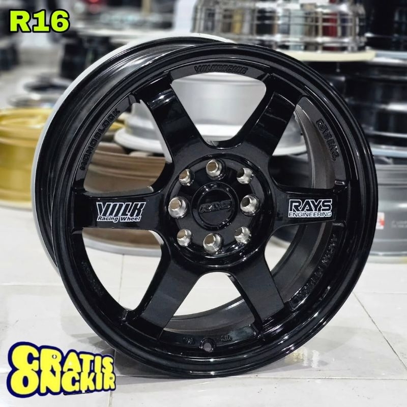 Jual velg mobil R16 VELG TE37 LEBAR 7 velg mobil racing Avanza Xenia Livina velg racing ring 16 ...