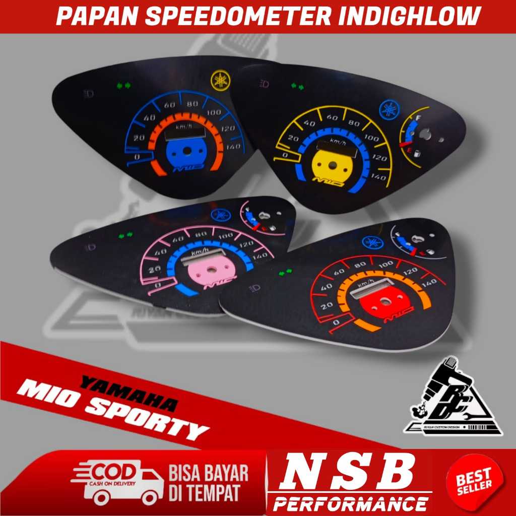Jual PAPAN SPEEDOMETER VARIASI MIO SPORTY MIO SMILE INDIGHLOW MODEL ...