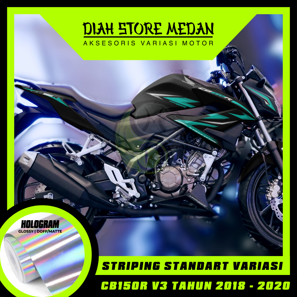 Jual Striping CB150R New V3 Body Hitam Tahun 2018, Standart, Bahan ...