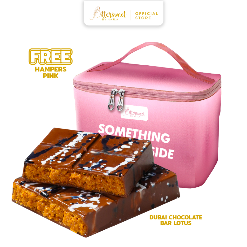 Jual [ FREE TAS PINK ] DUBAI CHOCOLATE BAR LOTUS | Shopee Indonesia