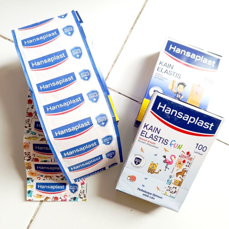 Jual HANSAPLAST KAIN ELASTIS Plaster Plester ECER/10pcs | Shopee Indonesia
