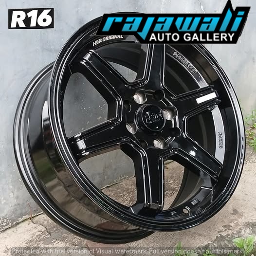 Jual VELG MOBIL HSR RING 16 LEBAR 7 TYPE MINAS GLOSY BLACK BUAT BRIO JAZZ AGY AYLA CALYA YARIS ...