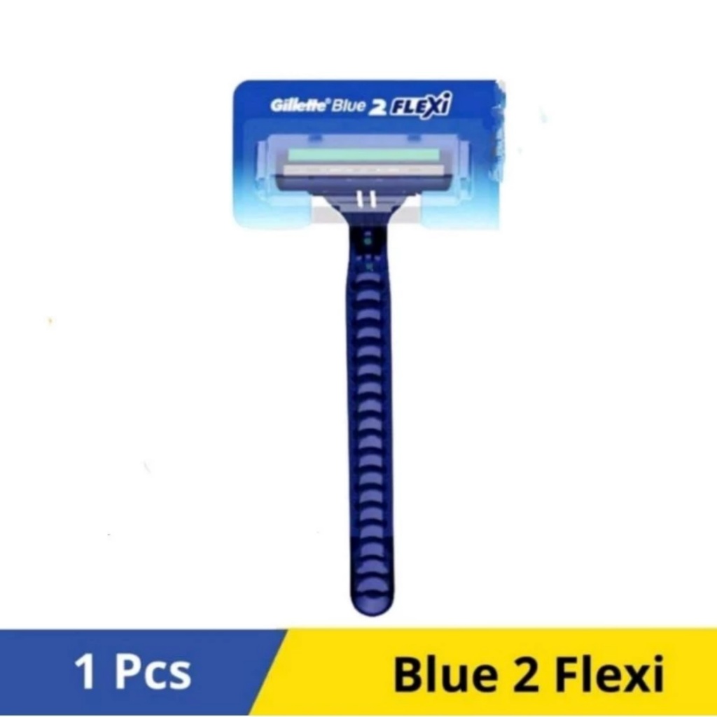 Jual Gillette Blue 2 Flexi Pisau Cukur jenggot | Shopee Indonesia