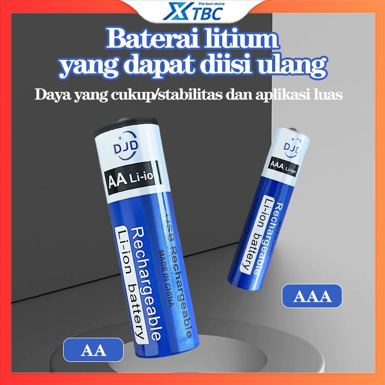 Jual XTBC 2pcs 4pcs Smart Baterai AA AAA Isi Ulang Cas Microbatt ...