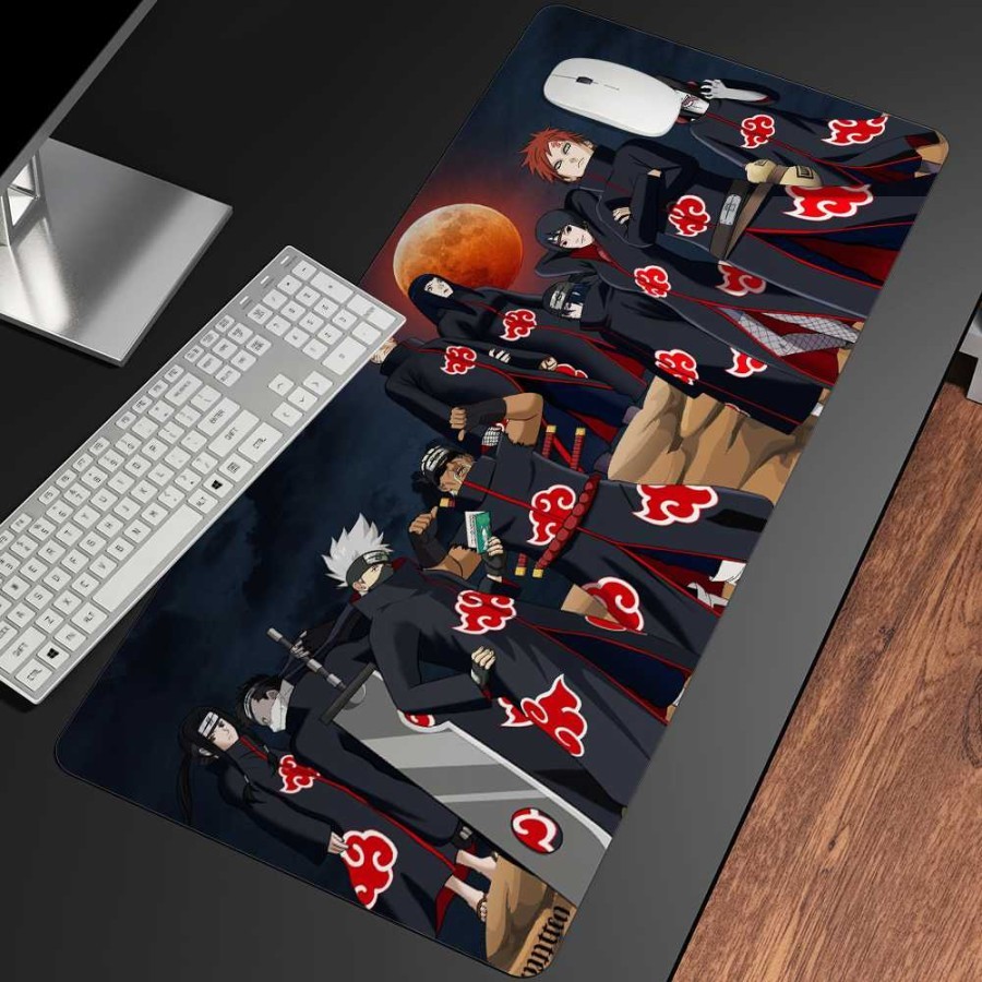 Jual Gaming Mouse Pad Naruto Akatsuki Xl Desk Mat 800x400x2mm | Shopee ...