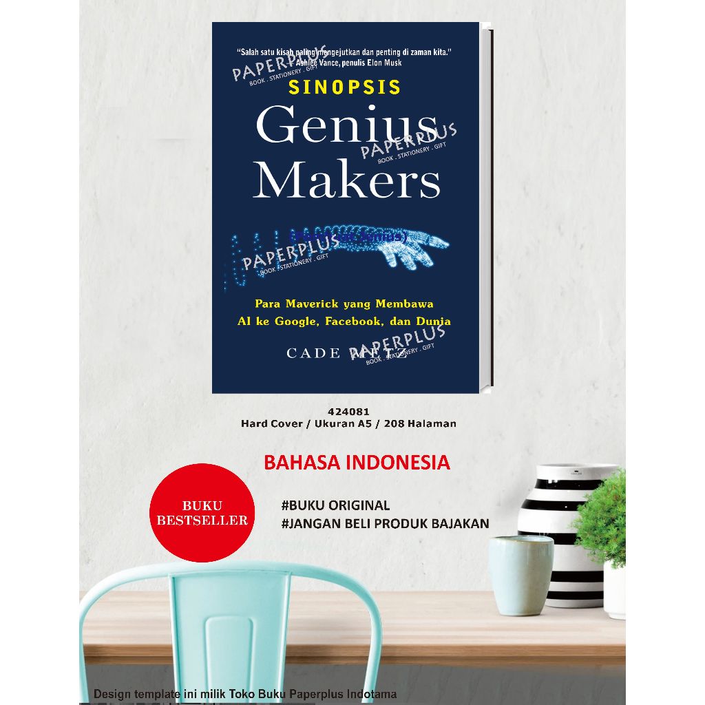 Jual Genius Makers / Cade Metz / Buku Motivasi / HC / Sinopsis ...