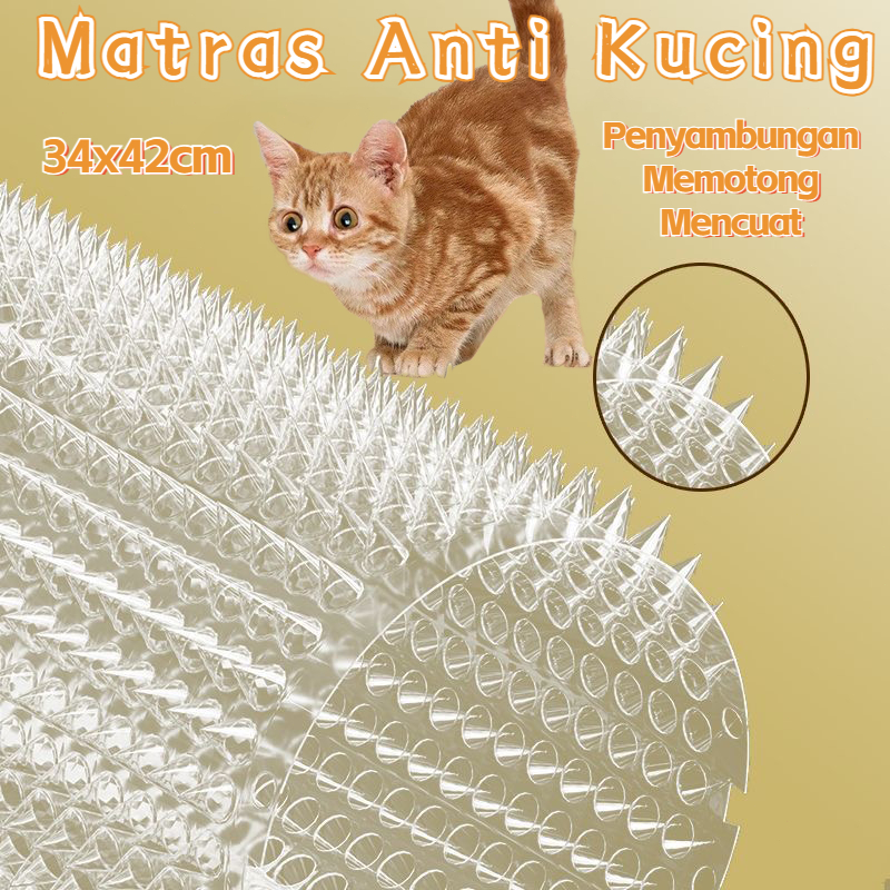 Jual 34x42cm Matras Paku Anti Kucing / Paku Anti Kucing Plastik / Paku ...