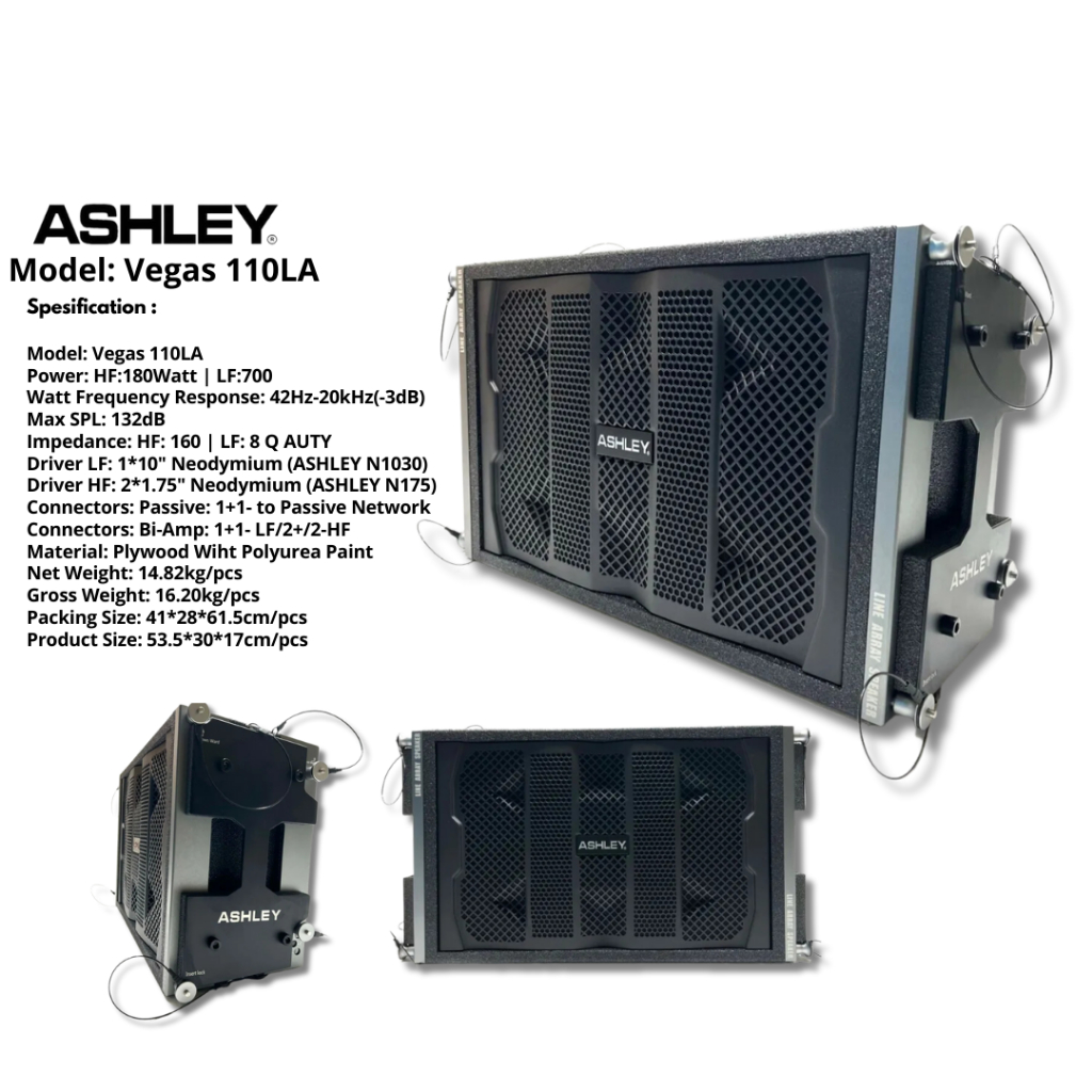 Jual ORIGINAL PRODUK ASHLEY LINE ARRAY VEGAS 110LA | Shopee Indonesia