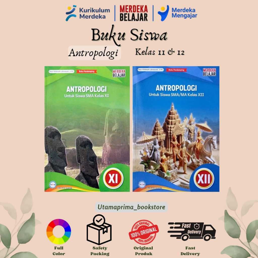 Jual BUKU SISWA ANTROPOLOGI KELAS 11 & 12 KURIKULUM MERDEKA SMA/MA (PENERBIT: GOS) | Shopee ...