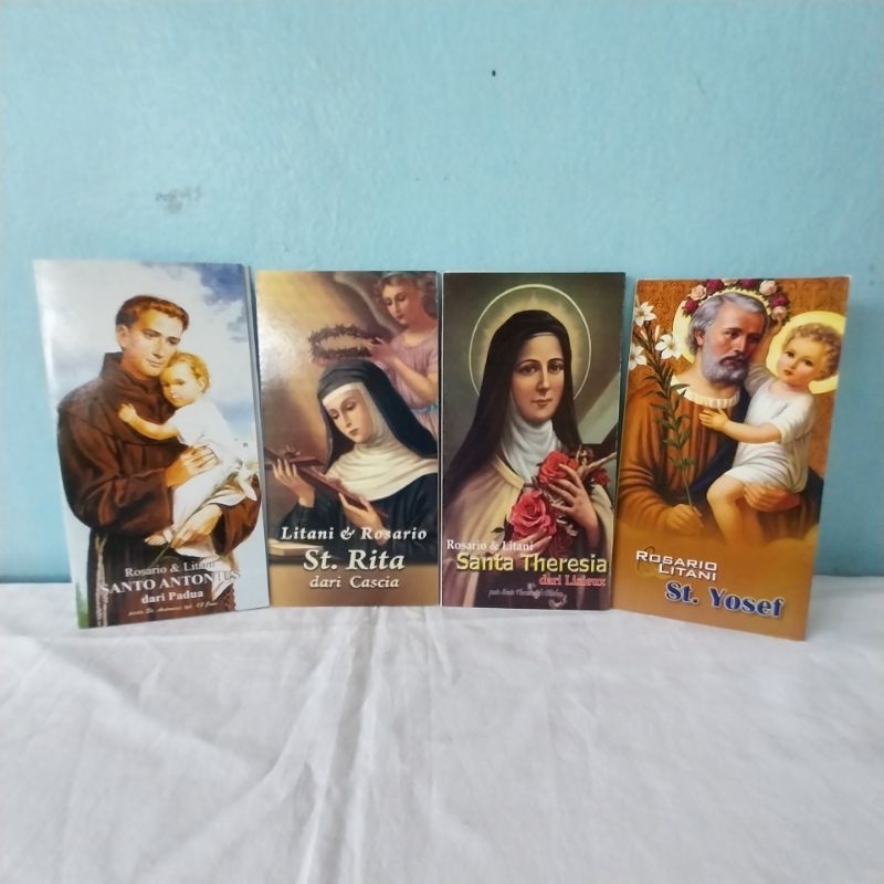 Jual LEMBAR DOA ROSARIO DAN LITANI SANTO SANTA | Shopee Indonesia