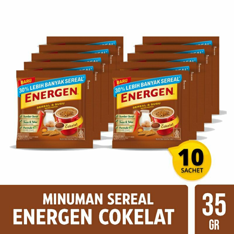 Jual energen coklat 1 pack ( 10x 35gr) | Shopee Indonesia
