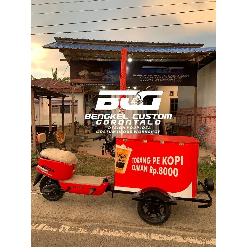 Jual GEROBAK SEPEDA LISTRIK || GEROBAK SELIS || INVOICE | Shopee Indonesia