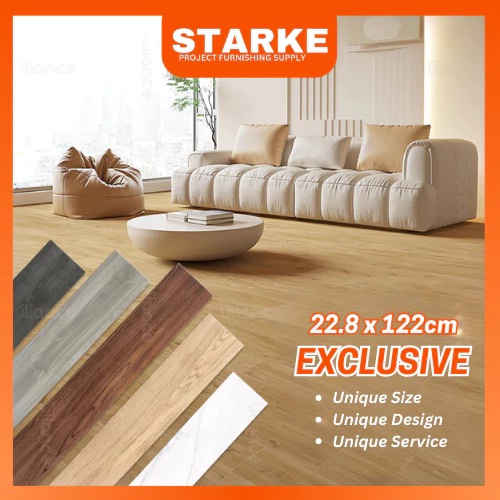 Jual STARKE Lantai Vinyl Stiker Vinil Lantai Motif Kayu Vynil Lantai ...