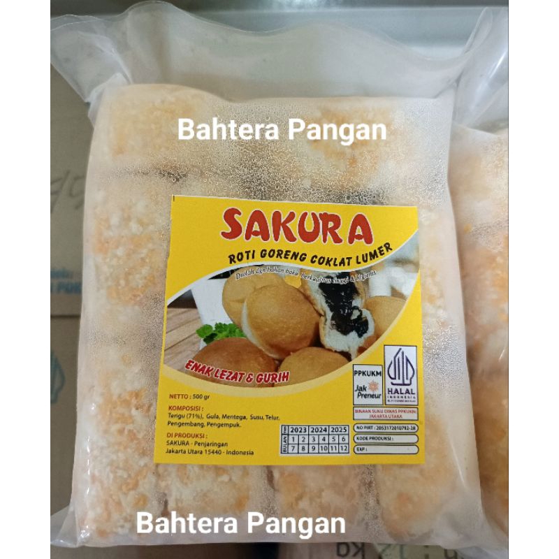 Jual Roti Goreng Sakura Coklat Lumer | Sakura Roti Goreng 10pc | Shopee ...