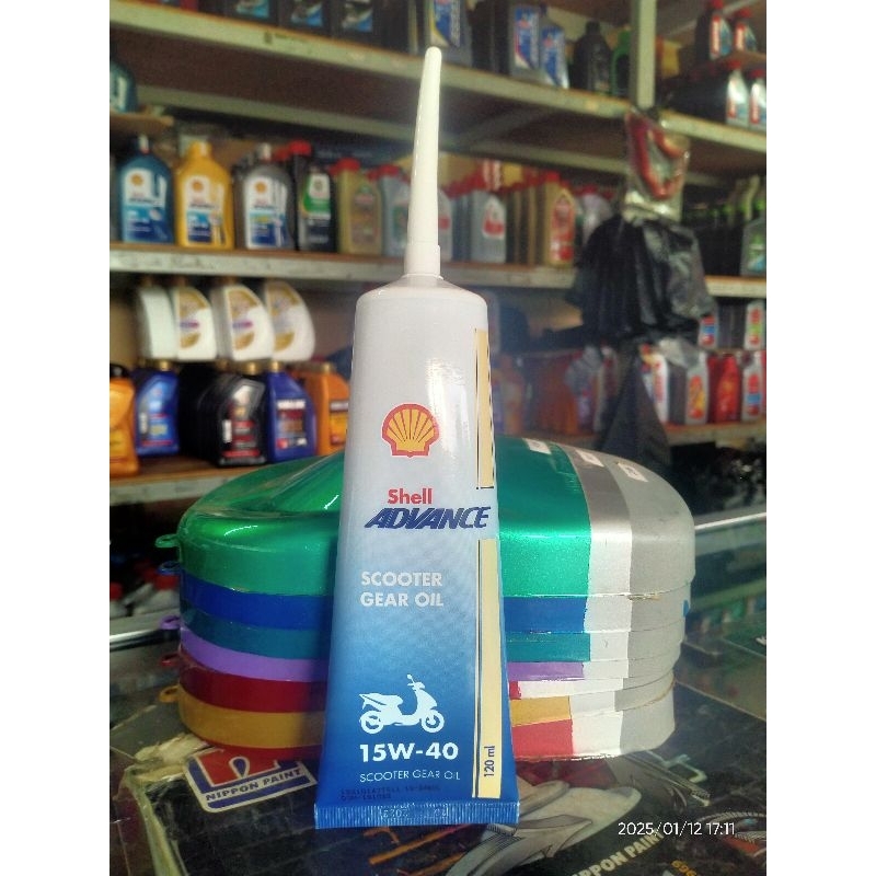 Jual SHELL GEAR BOX 15W-40 0.12L / 120ML / OLI GIRBOX / OLI GARDAN ...