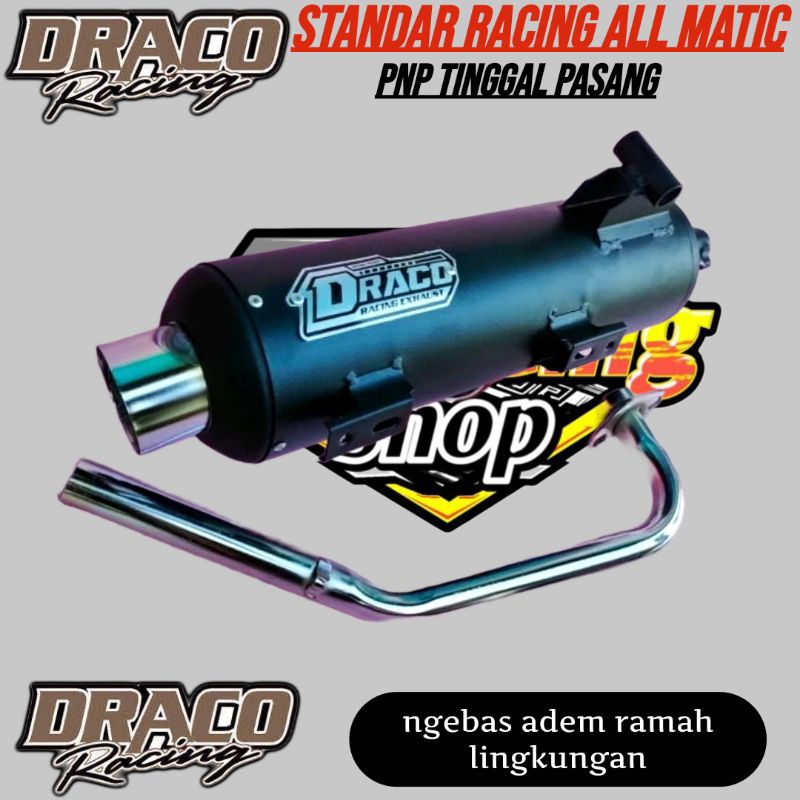 Jual Knalpot Racing Tsugigi Draco Fullsistem Bass All Matic Beat Vario ...
