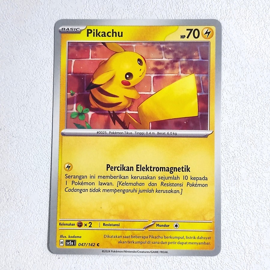 Jual Pikachu 047/142 SV5s - Kartu Pokemon Indonesia TCG | Shopee Indonesia