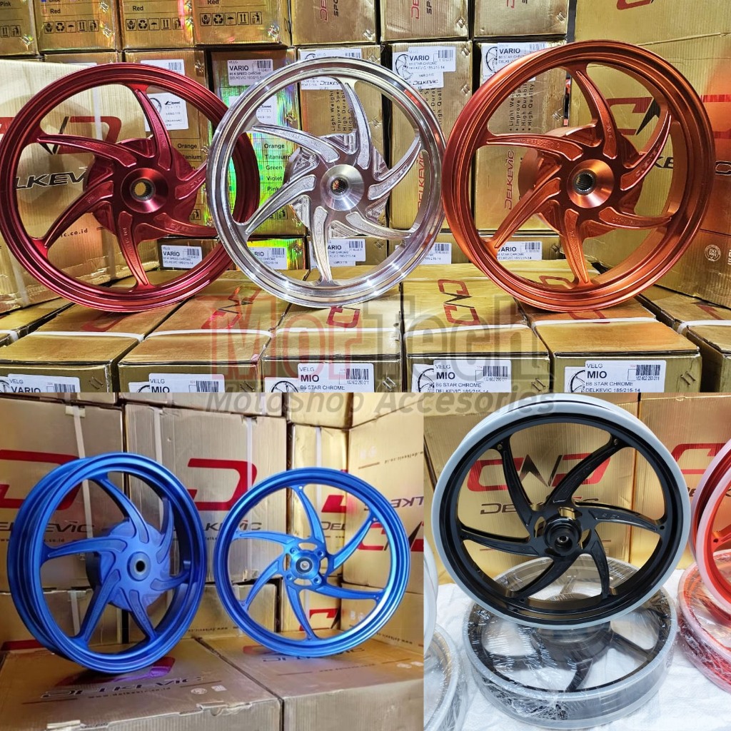 Jual Velg Pelek MOZ MO-Z Six Star B6 DND Delkevic PNP Matic Honda Vario ...