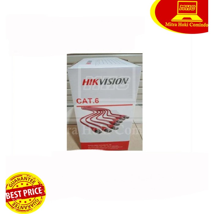 Jual Kabel LAN Cat6 Hikvision KABEL INTERNET LAN CAT 6 DS-1LN6UTC0 305 ...