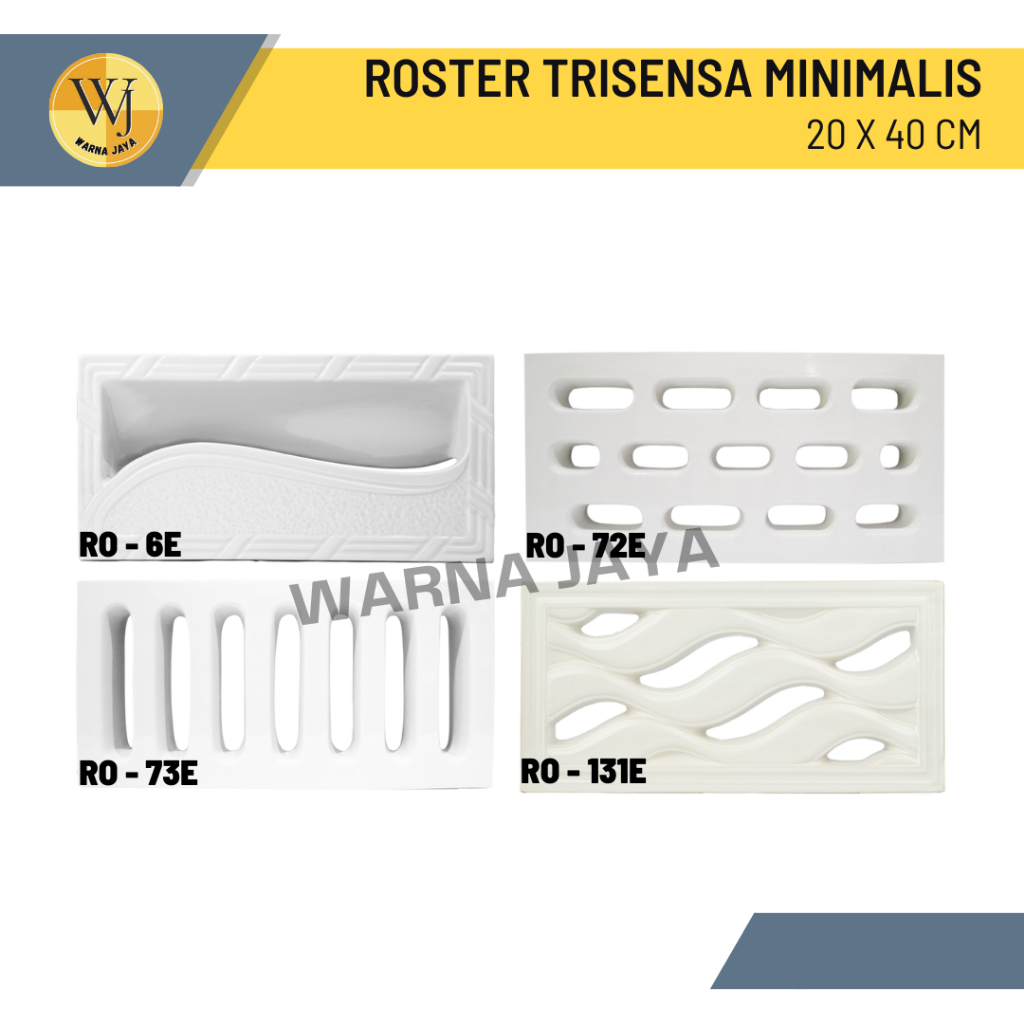 Jual Roster Minimalis 20x40cm / Rooster / Loster Keramik / Keramik ...
