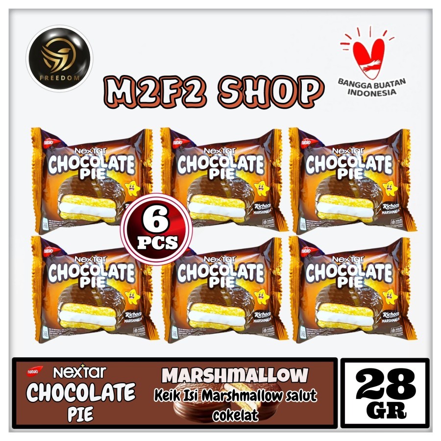 Jual Nabati Nextar Chocolate Pie Richoco Marshmallow Cake | Kue Kukis ...