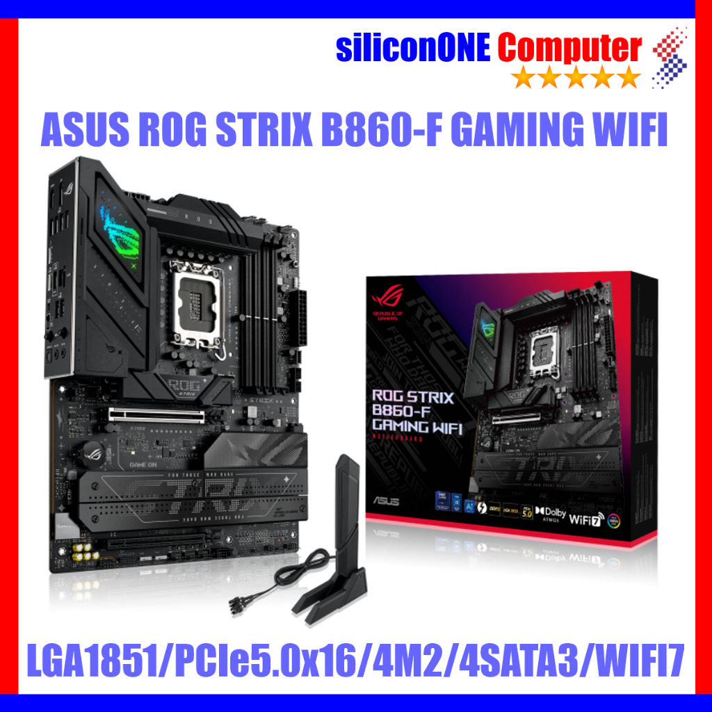 Jual ASUS ROG STRIX B860-F GAMING WIFI INTEL ULTRA DDR5 | Shopee Indonesia