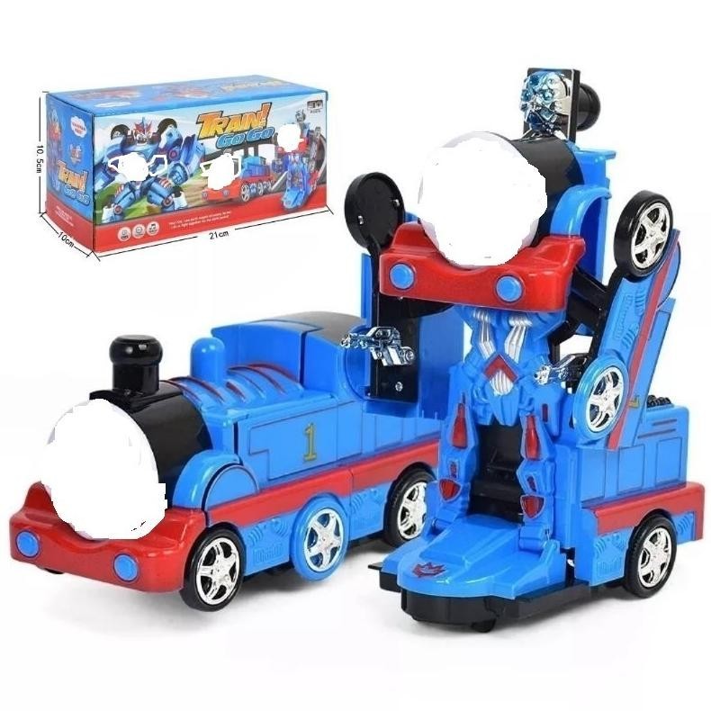 Jual Mainan Anak Kereta Api Berubah Robot Anak Anak/Kereta Api 2 in 1 ...