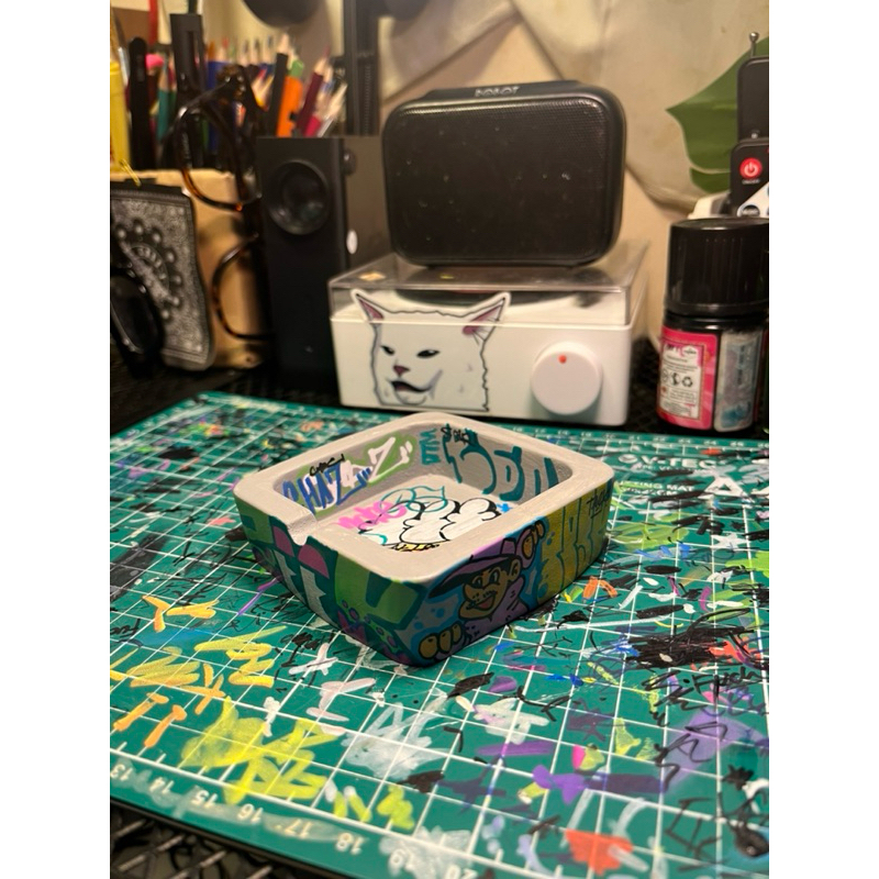 Jual Asbak Skatepark Graffiti | Ashtray | Asbak | Clay | Clay art ...