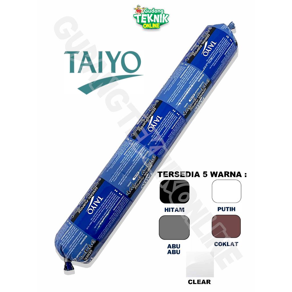 Jual Lem Silikon Sealant SOSIS 600ml TAIYO GENERAL PURPOSE NEUTRAL ...