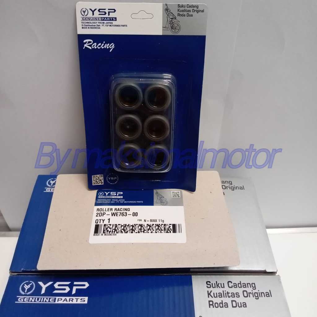 Jual Roller Racing Nmax 11 Gram/Set 6pcs Original Ysp Bergaransi Aerox Mio M3 125cc Xeon Lexi ...
