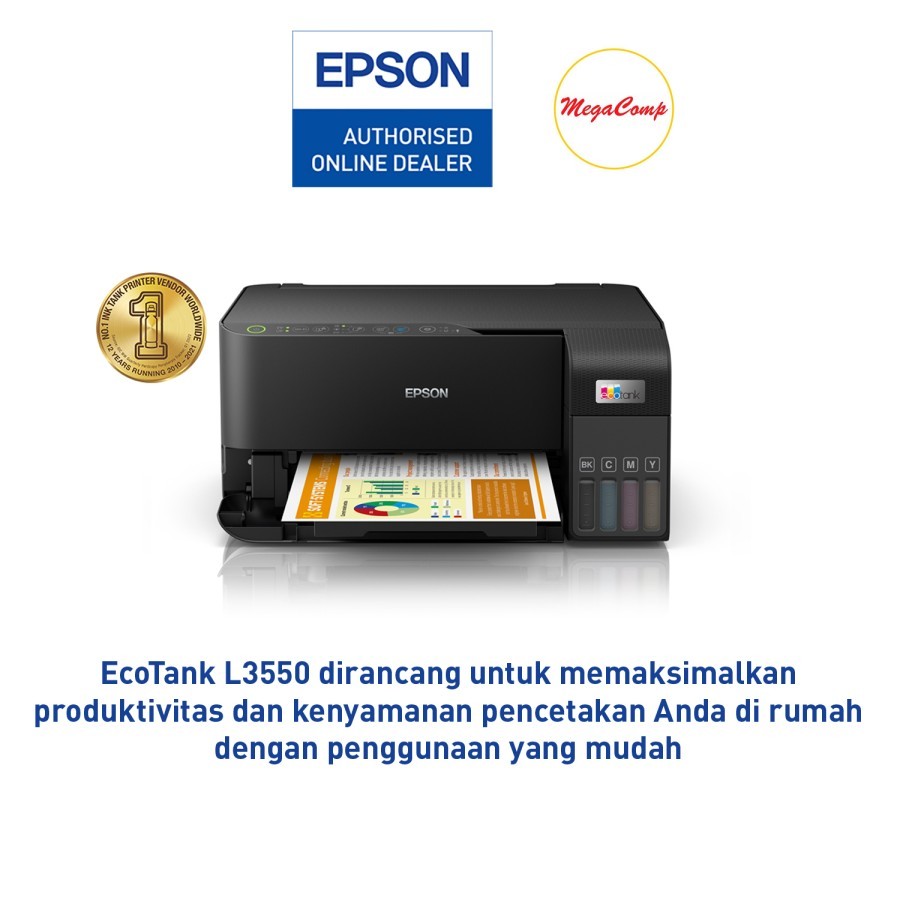 Jual Printer Epson L3550 All in One Wireless Inktank | Shopee Indonesia