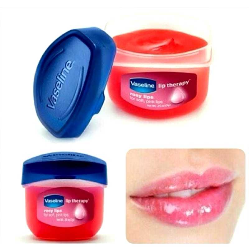 Jual VASELINE LIP THERAPY LIPBALM PELEMBAB BIBIR LIP TREATMENT WARNA ...